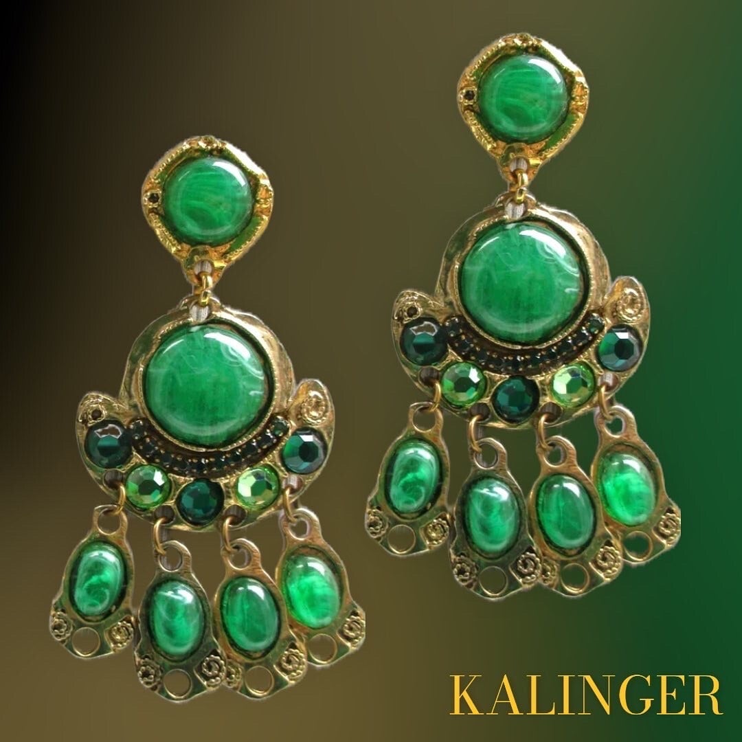 Vintage KALINGER earrings For Sale at 1stDibs