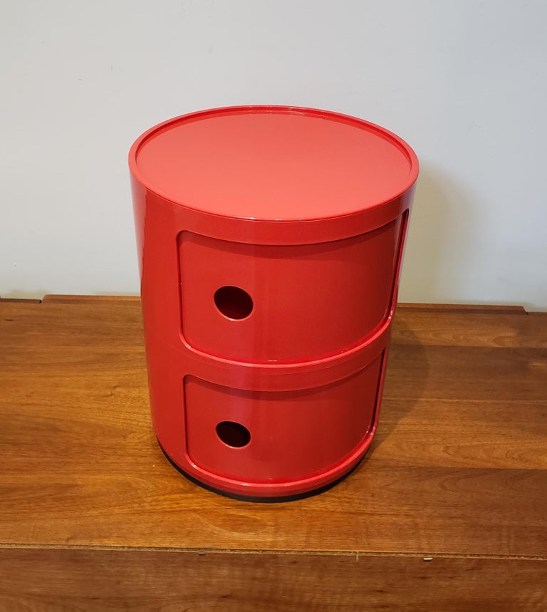 Vintage Kartell Componibili Two-Tier Cabinet Side Table at 1stDibs ...