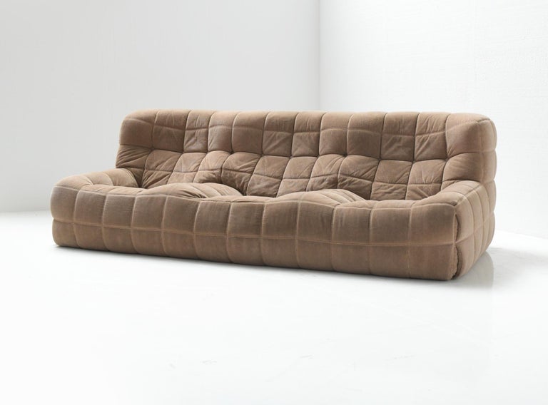 Vintage Kashima in Original Fabric by Michel Ducaroy for Ligne Roset ...