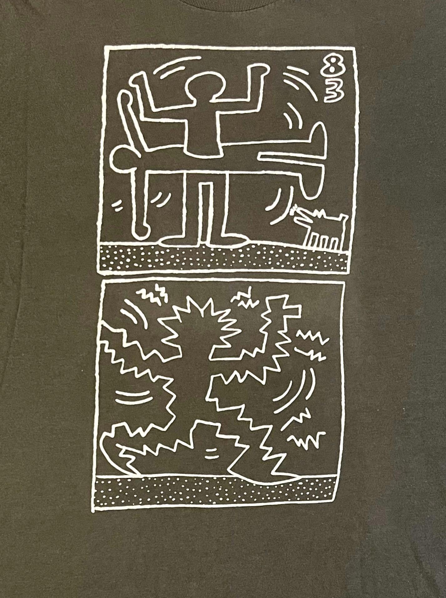 Vintage Keith Haring Pop Shop t-shirt For Sale at 1stDibs | keith ...