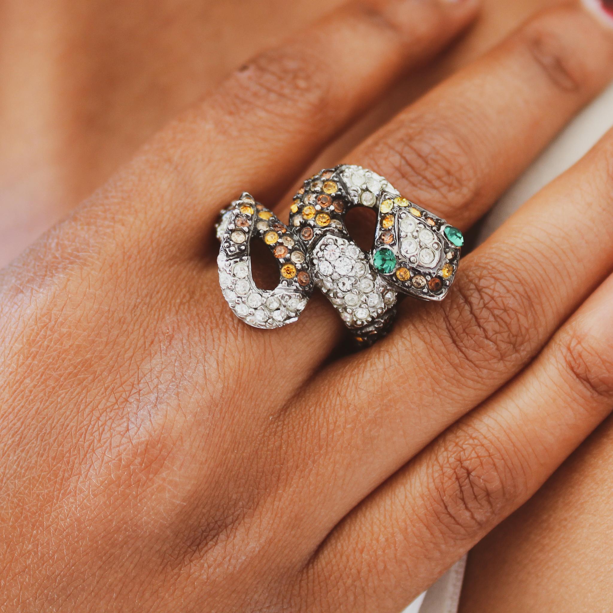 Vintage Kenneth Jay Lane KJL Ring 1980s at 1stDibs | kenneth j lane ...