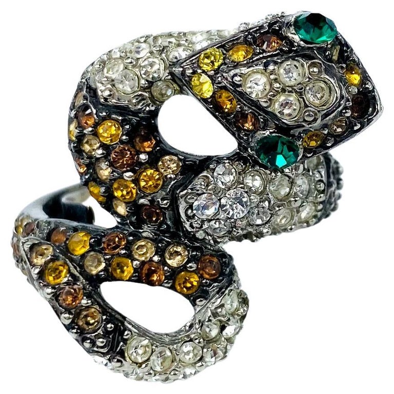 Vintage Kenneth Jay Lane KJL Ring 1980s at 1stDibs