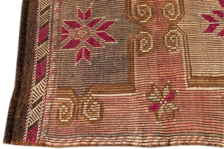 Vintage Kilim Flat-Weave Rug For Sale at 1stDibs