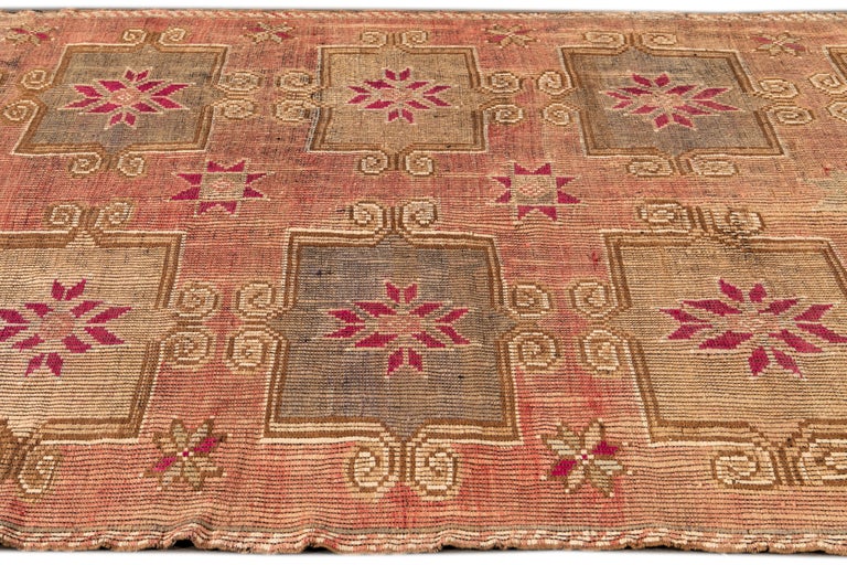 Vintage Kilim Flat-Weave Rug For Sale at 1stDibs