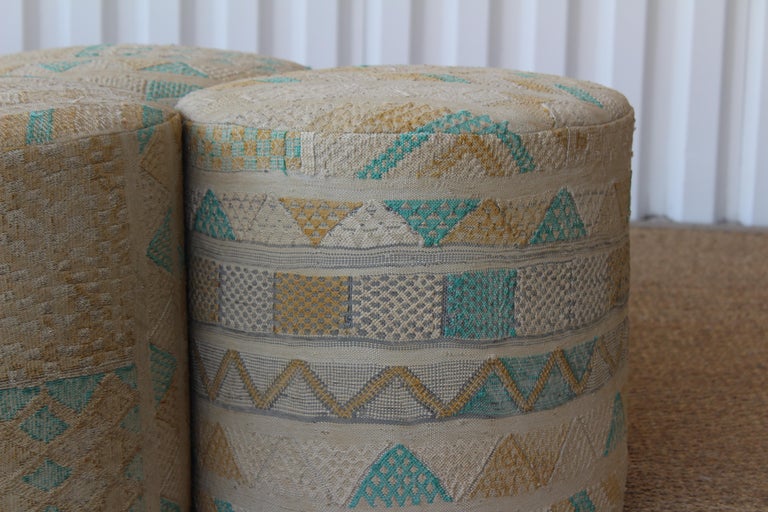Vintage Kilim Stools, Turkey, 1950s at 1stDibs
