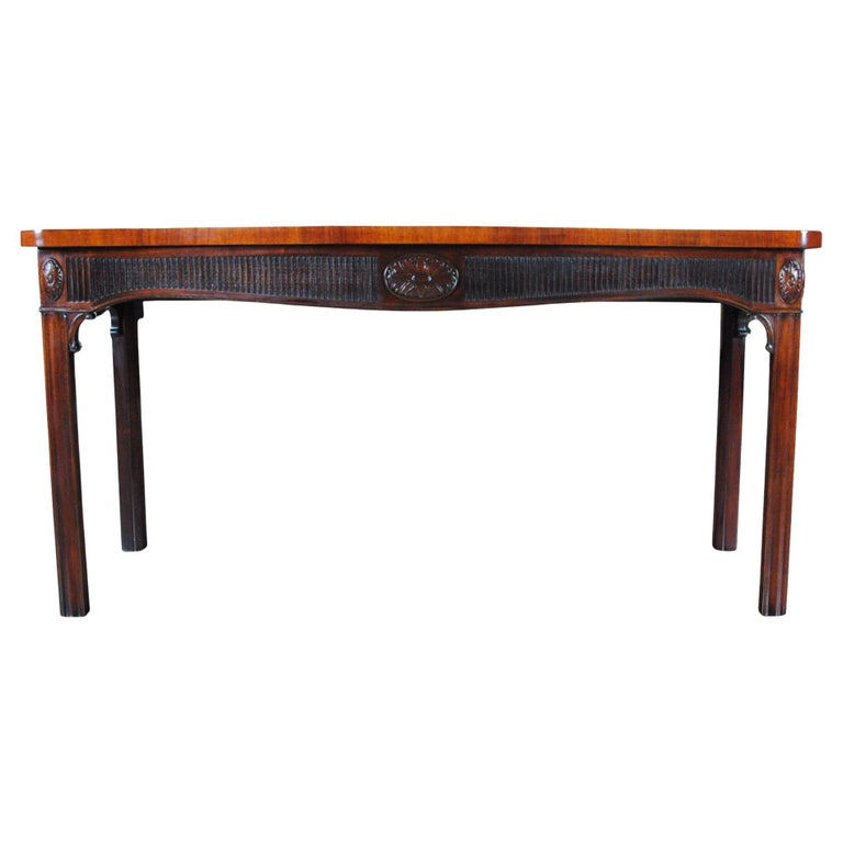 Vintage Kittinger Mahogany Console For Sale at 1stDibs