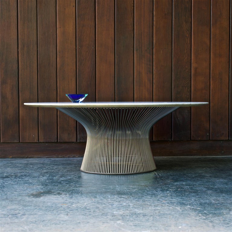 Vintage 60s Architects Coral Reef Stone+Nickel Coffee Table Sarasota ...