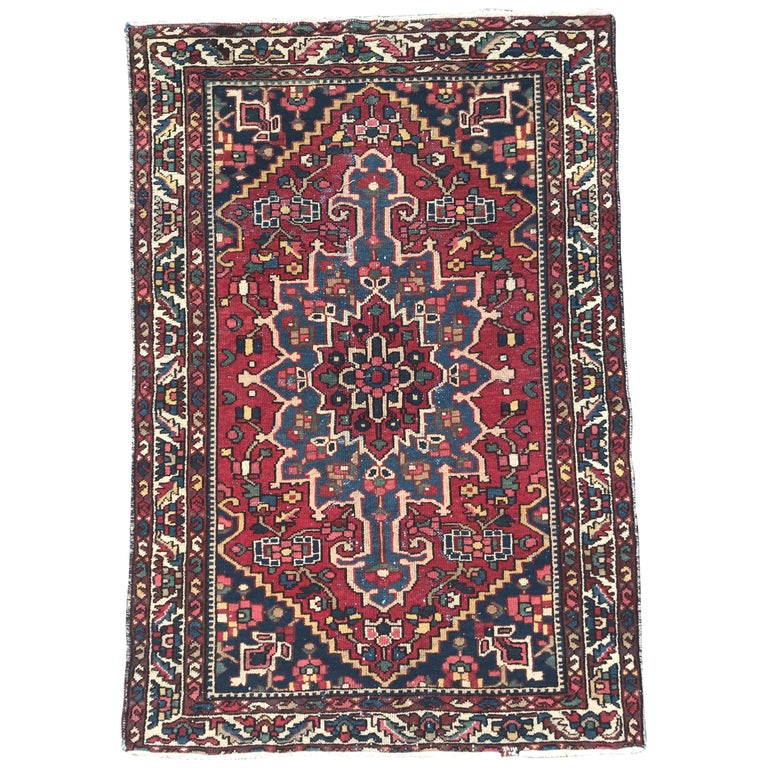 Vintage Kurdish Rug For Sale at 1stDibs