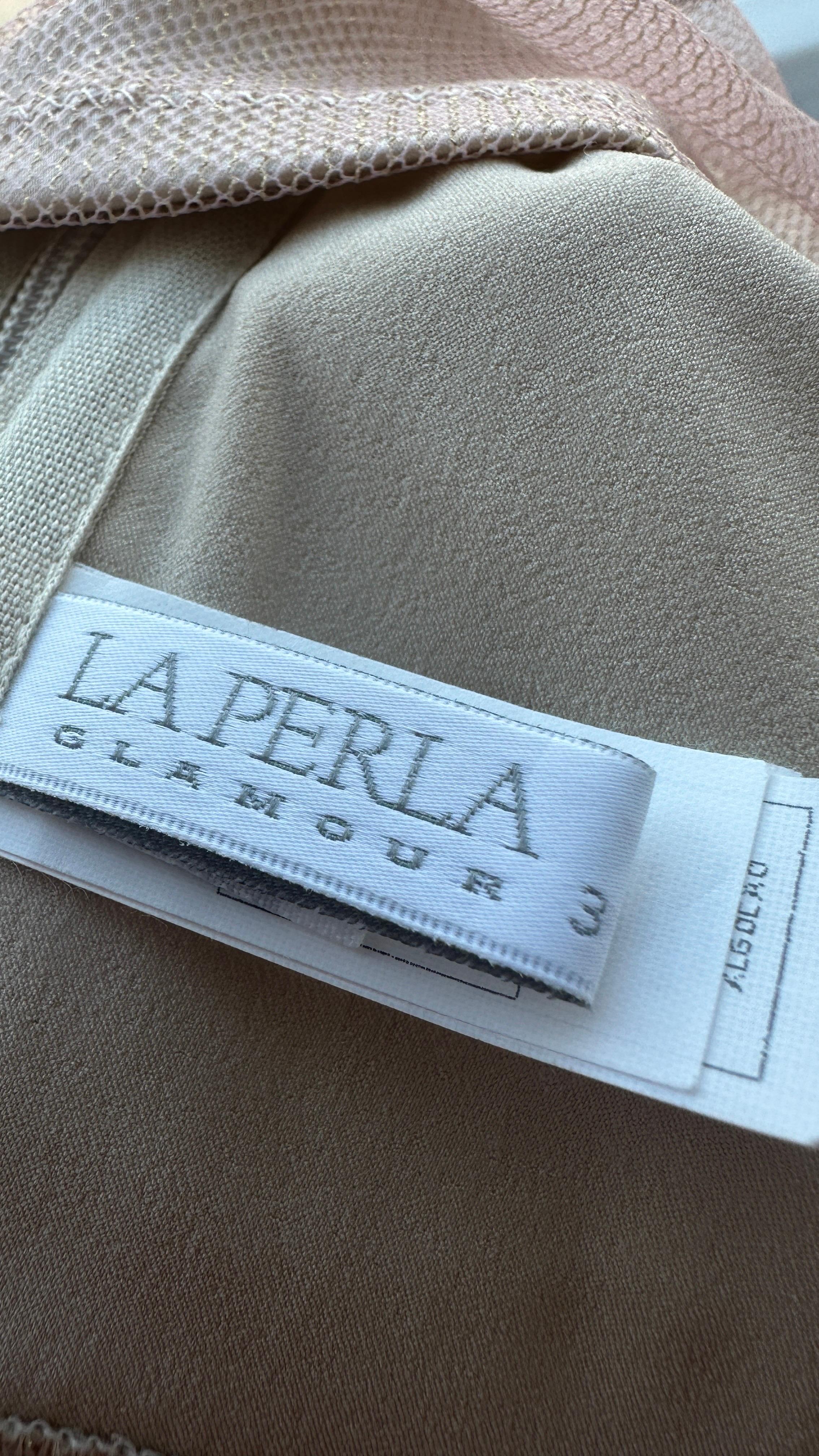 Vintage La Perla halter neck corset with flowers details For Sale at ...