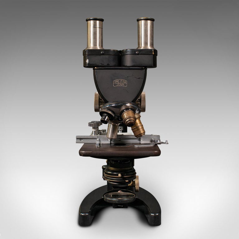 Vintage Laboratory Microscope, German, Scientific Instrument, Carl ...