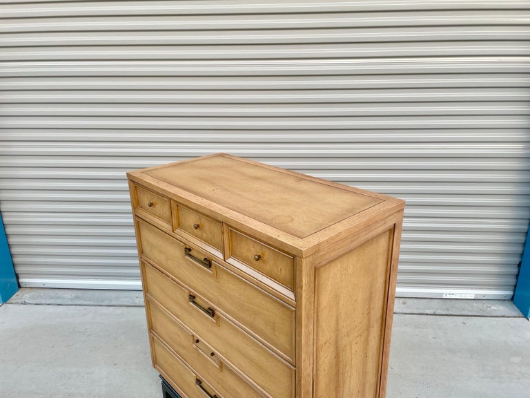Vintage Lacquered Highboy by American of Martinsville For Sale at 1stDibs