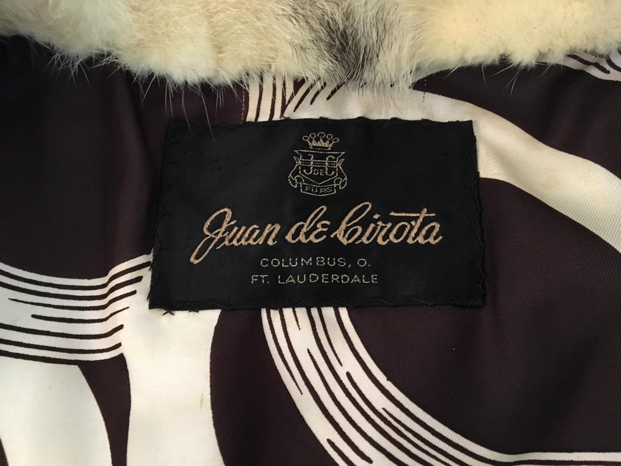 Vintage Ladies Fur Coat by Juan de Cirota at 1stDibs