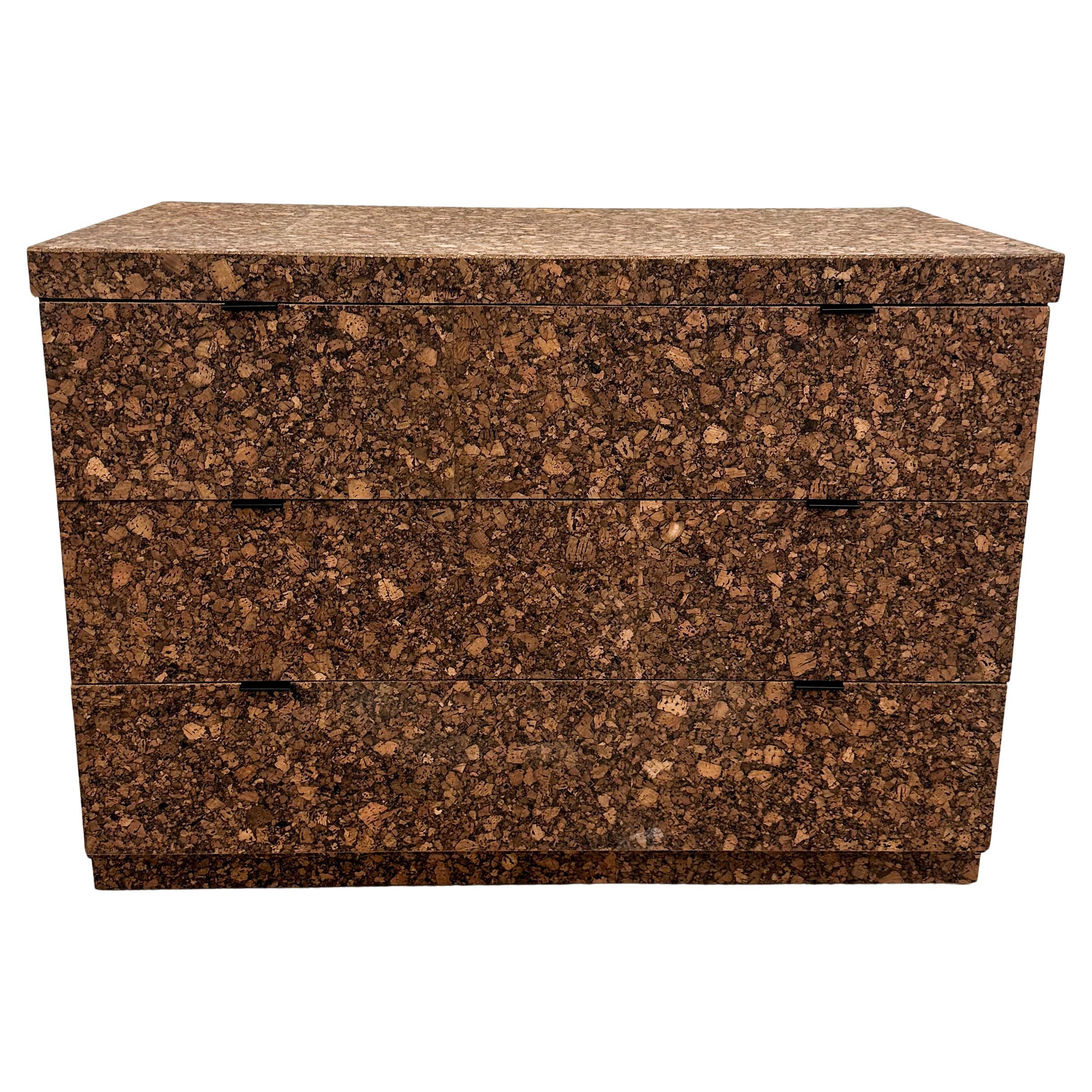 Vintage Mid-Century Modern Cork Triangle Coffee Table Burlwood, 1970s ...