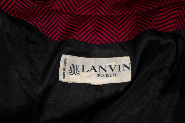 Vintage Lanvin Paris Skirt Suit For Sale at 1stDibs