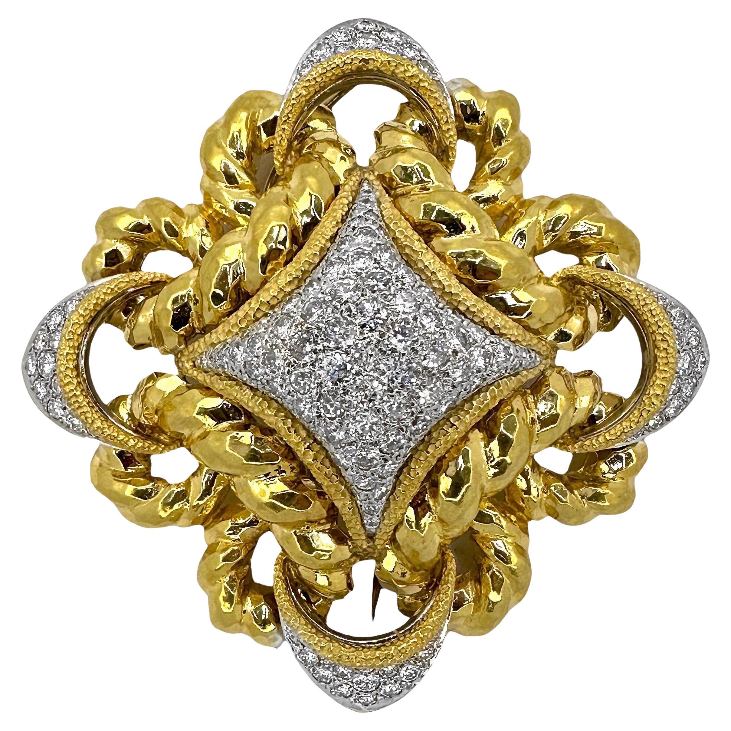 Unique Victorian Period 18k Gold, Half Pearl and Garnet Carbuncle ...