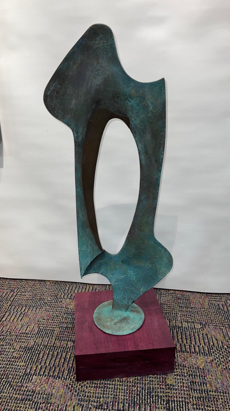 Vintage Large Abstract Bronze For Sale at 1stDibs