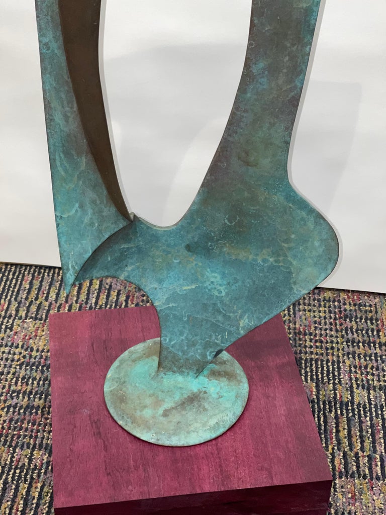 Vintage Large Abstract Bronze For Sale at 1stDibs