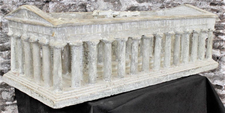 Vintage Large Ancient Greek Temple Ruins Architectural Model or ...