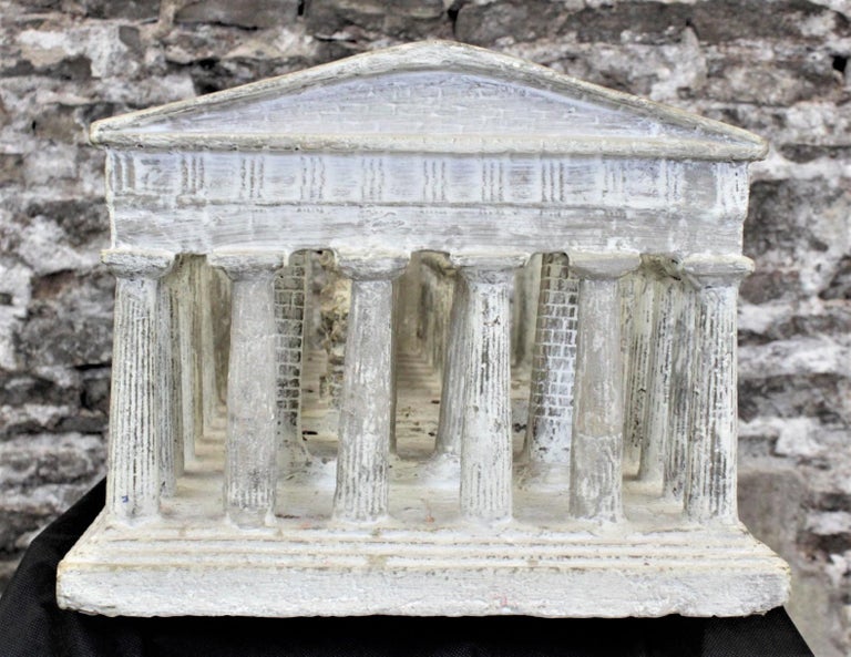 Vintage Large Ancient Greek Temple Ruins Architectural Model or ...