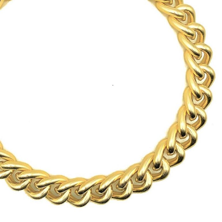 Vintage Large Chunky Curb Chain 1990s For Sale at 1stDibs