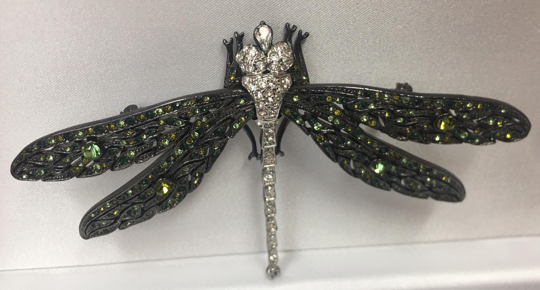 Vintage Large Designer Dragonfly Brooch Pin by Kenneth Lane Estate Fine ...