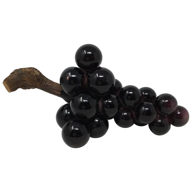 Vintage Large Lucite Acrylic Grapes at 1stDibs