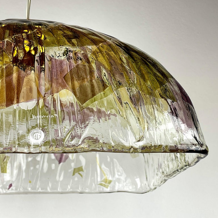 Vintage Large Murano Pendant Lamp by Manufacture "La Murrina" Italy ...