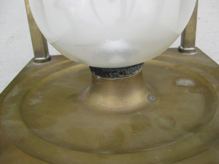 Vintage Large Nautical Maritime Brass Glass Ship's Hourglass Display ...