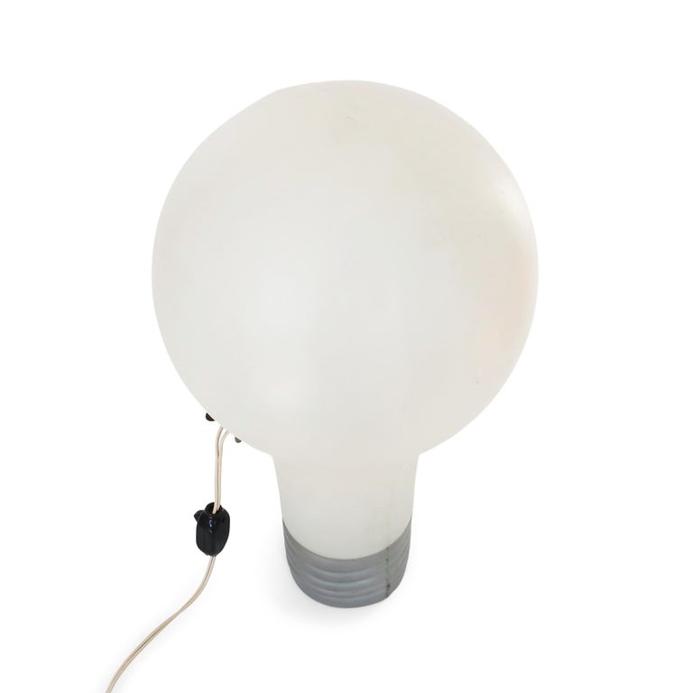 Vintage Large Plastic Lightbulb Lamp For Sale at 1stDibs