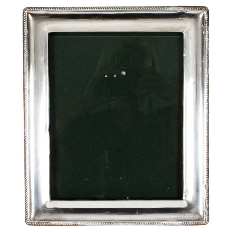Vintage Large Sterling Silver Photo Frame John Bull London 1990 C ...
