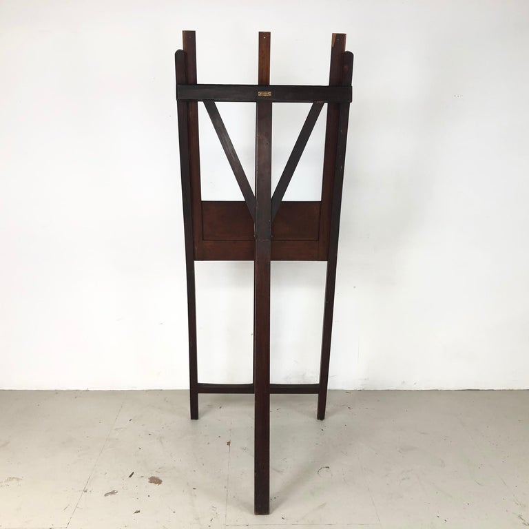 Vintage Late 19th Century Reeves Oak Artists' Easel For Sale at 1stDibs