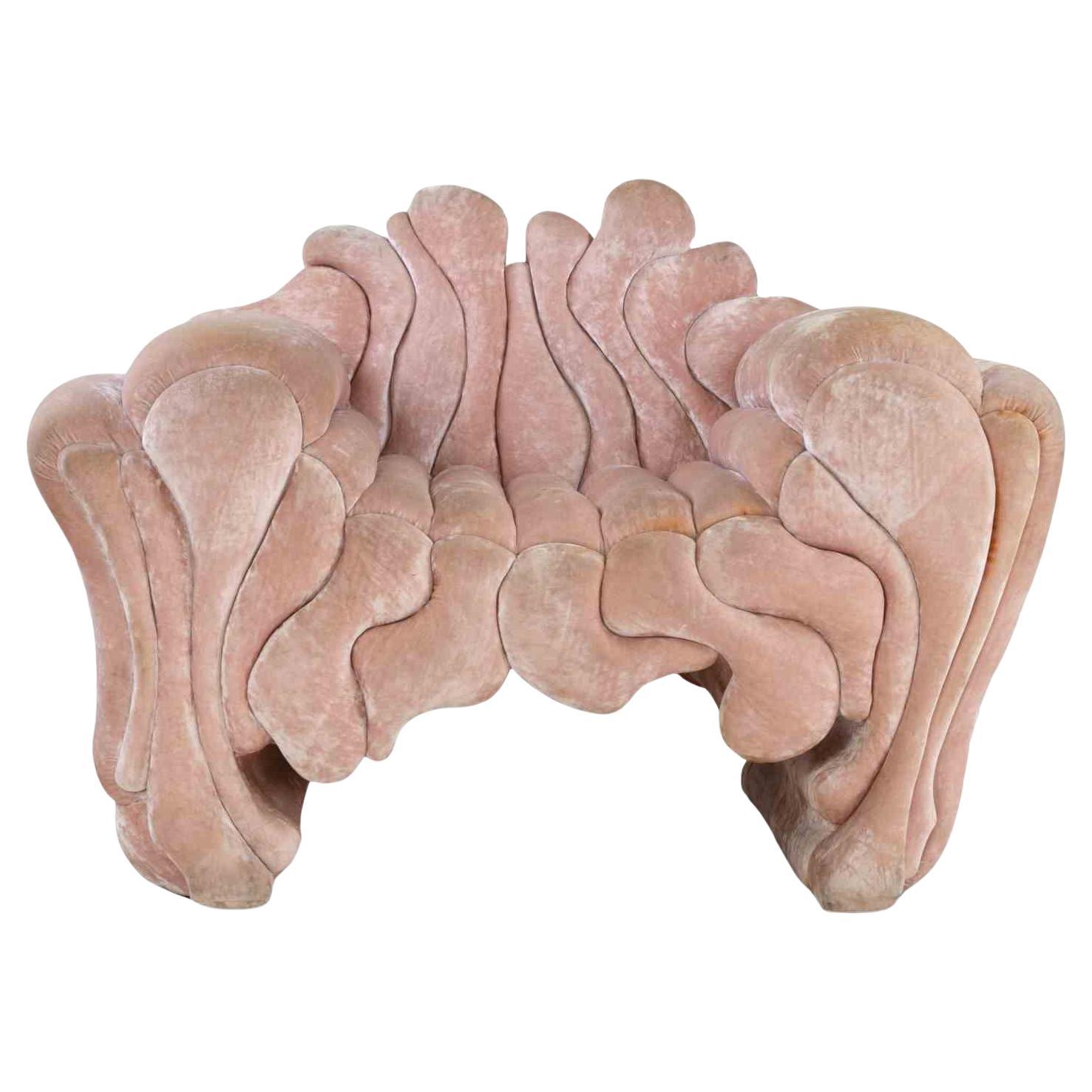 Roberto Fallani SKELETON armchair One Off For Sale at 1stDibs