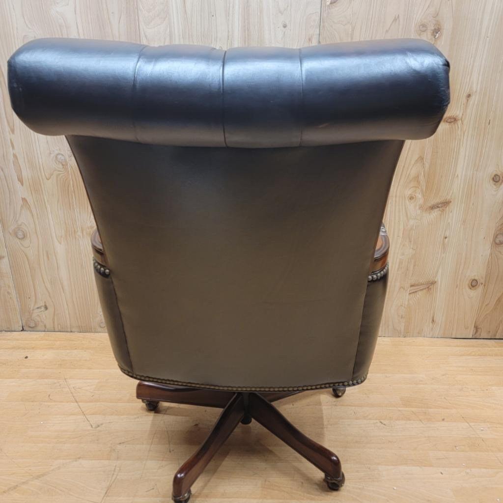 Vintage Lavish Collection Chesterfield Style Executive Desk Chair in ...