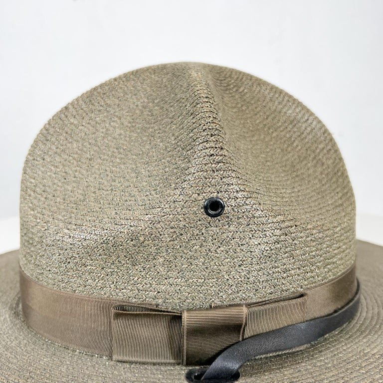 Vintage Law Man Hat Milan Campaign Classic Sheriff Ranger Officer For ...