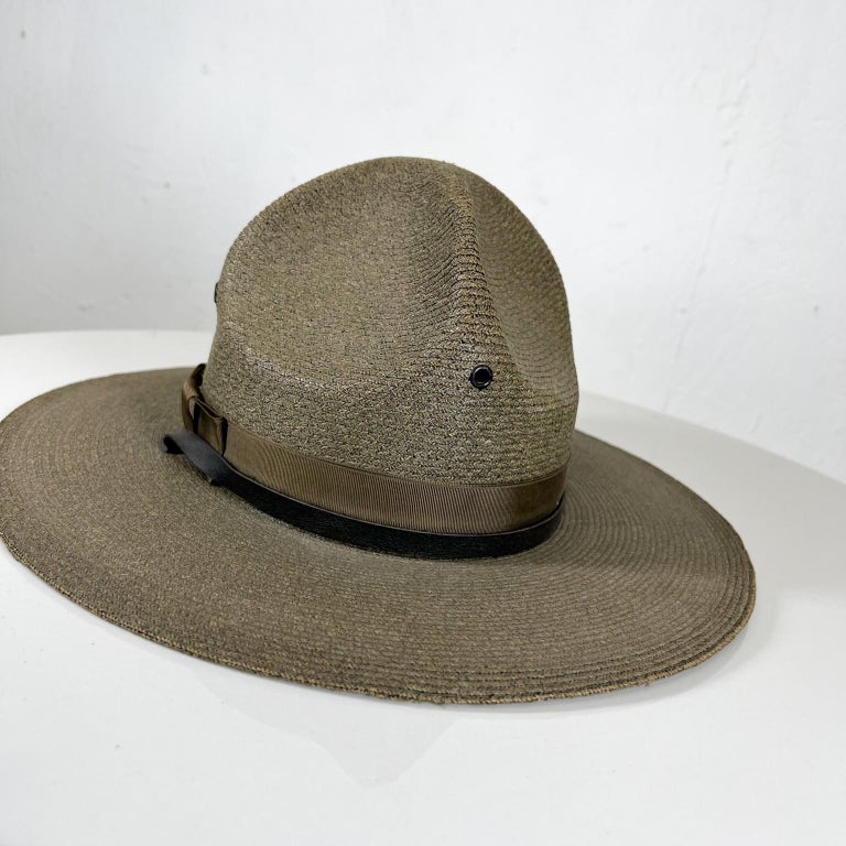 Vintage Law Man Hat Milan Campaign Classic Sheriff Ranger Officer For ...