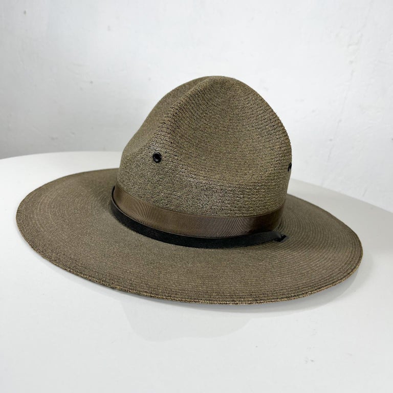 Vintage Law Man Hat Milan Campaign Classic Sheriff Ranger Officer For ...