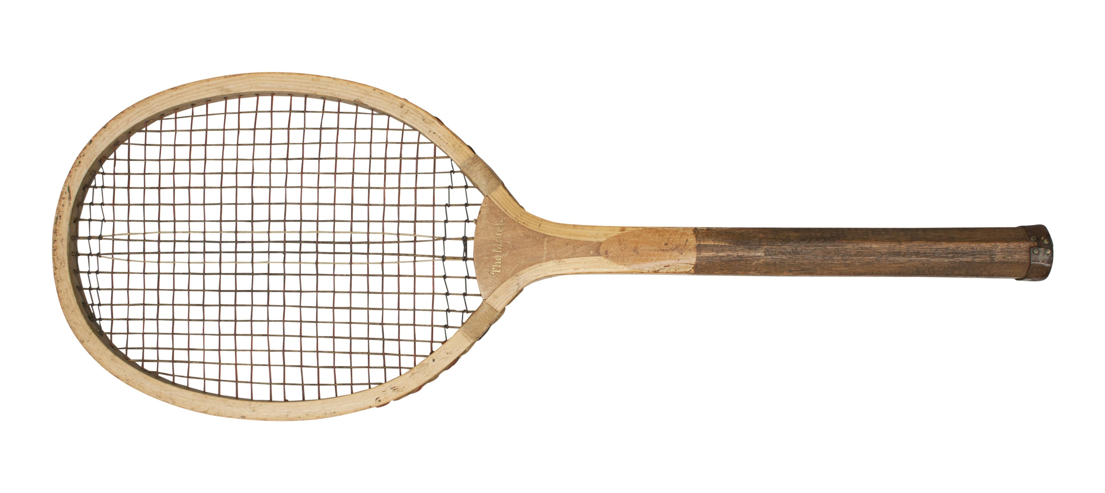Vintage Lawn Tennis Racket, the Match For Sale at 1stDibs | vintage ...