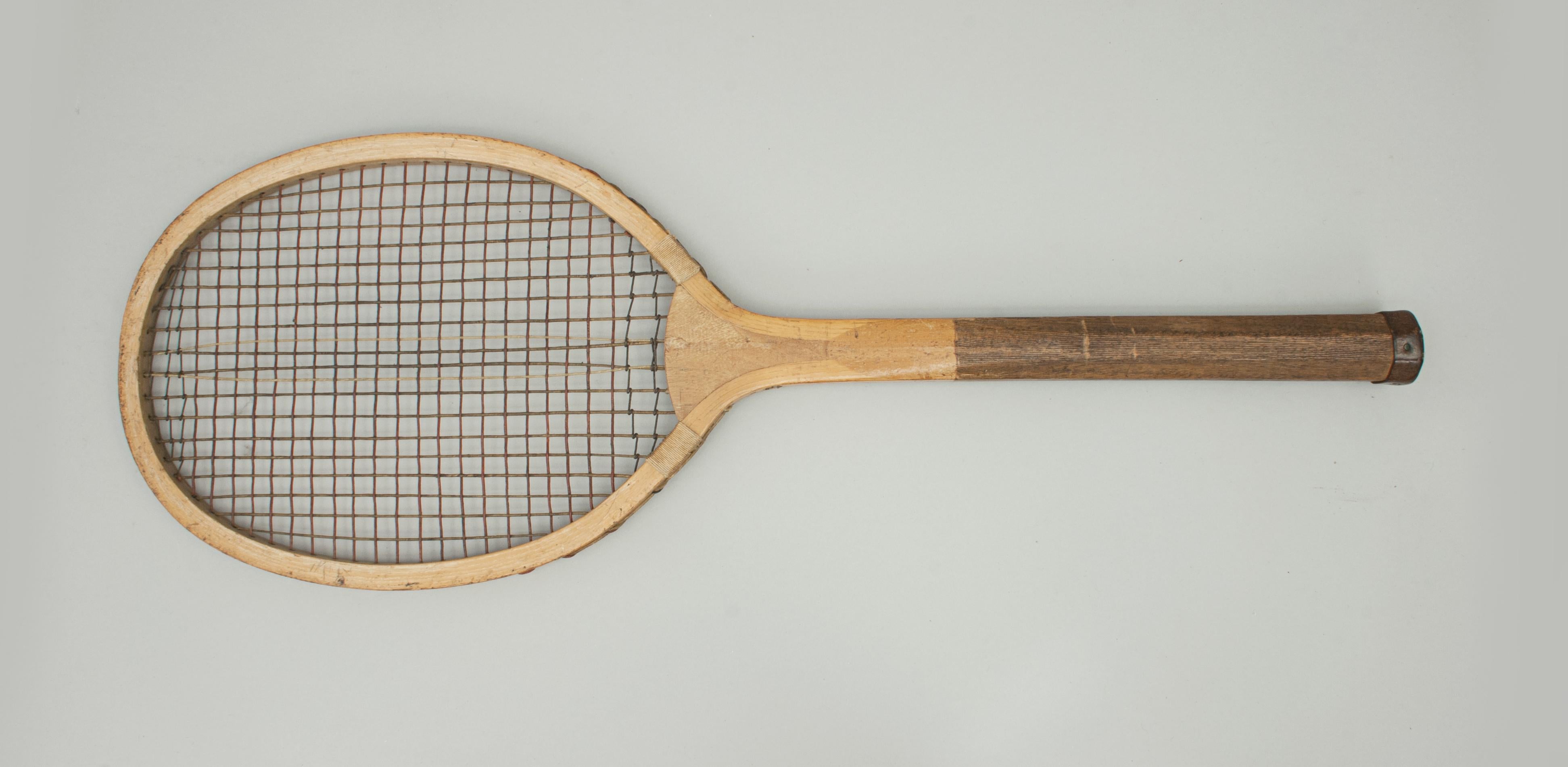 Vintage Lawn Tennis Racket, the Match For Sale at 1stDibs | vintage ...