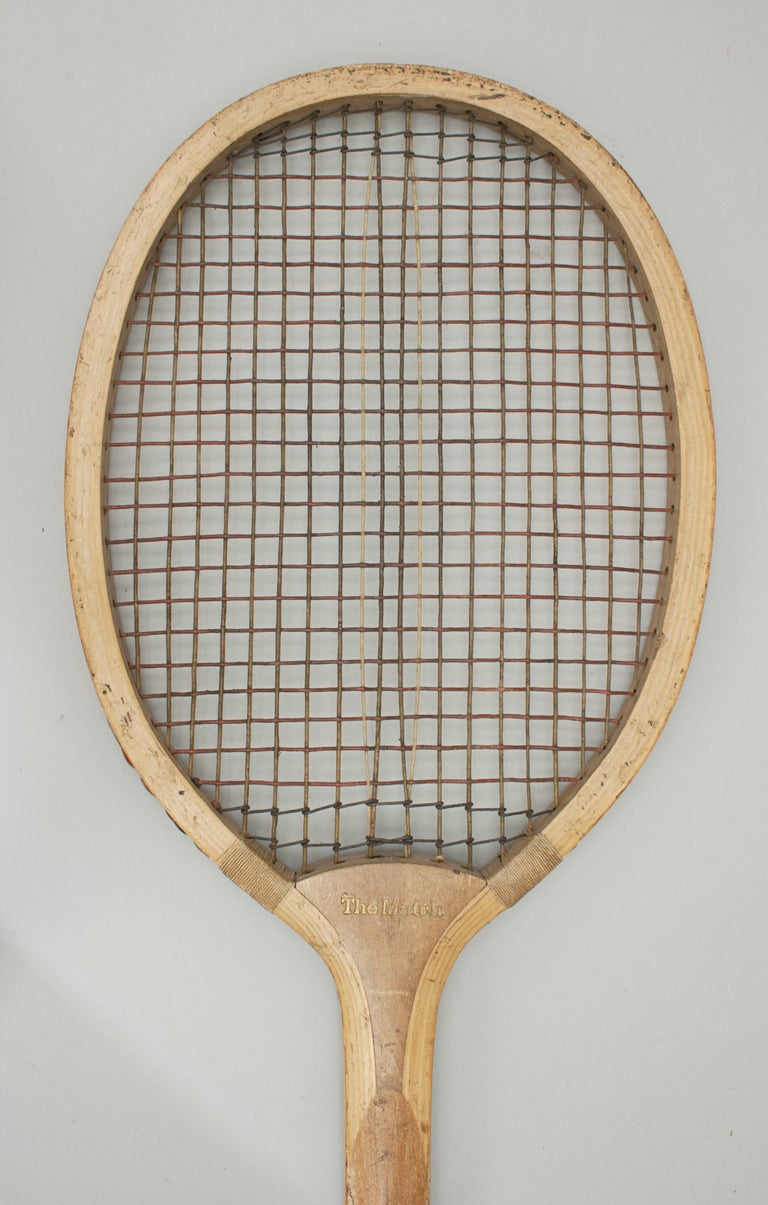 Vintage Lawn Tennis Racket, the Match For Sale at 1stDibs
