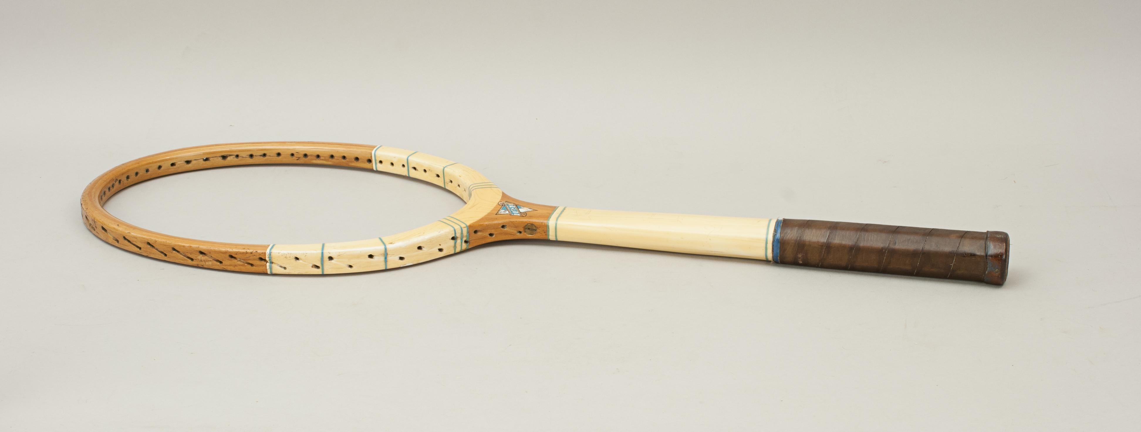 Vintage Lawn Tennis Racket, the Test by Stevenson For Sale at 1stDibs