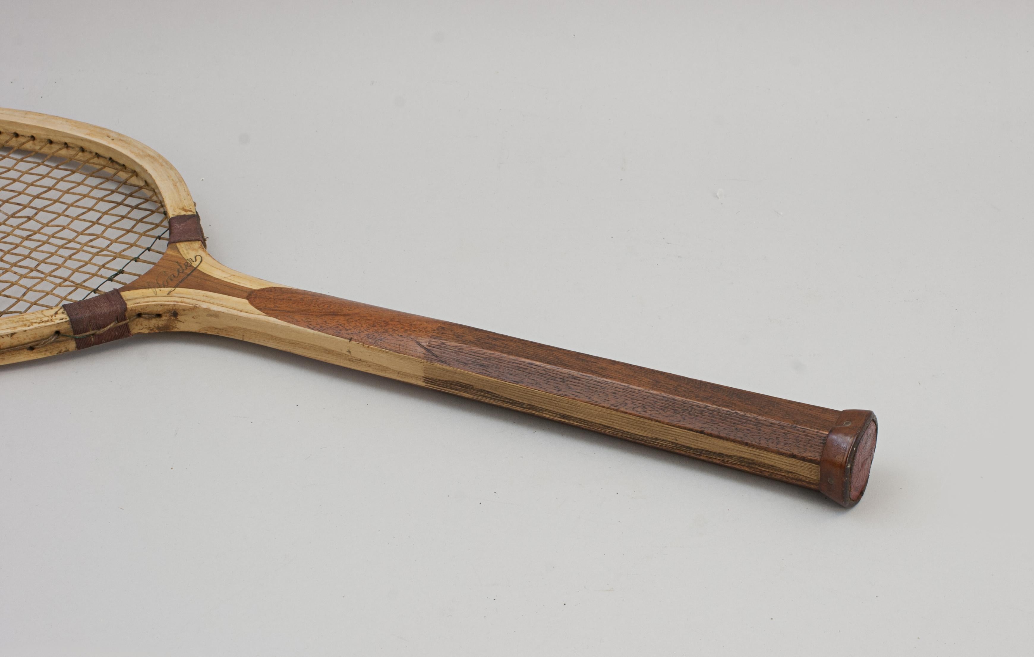Vintage Lawn Tennis Racket, Wonder For Sale at 1stDibs