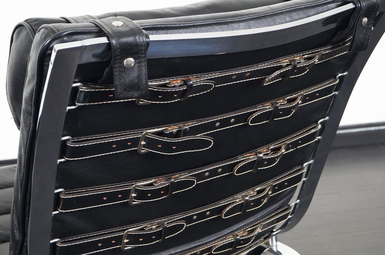 Vintage Leather "Ari" Lounge Chair by Arne Norell at 1stDibs