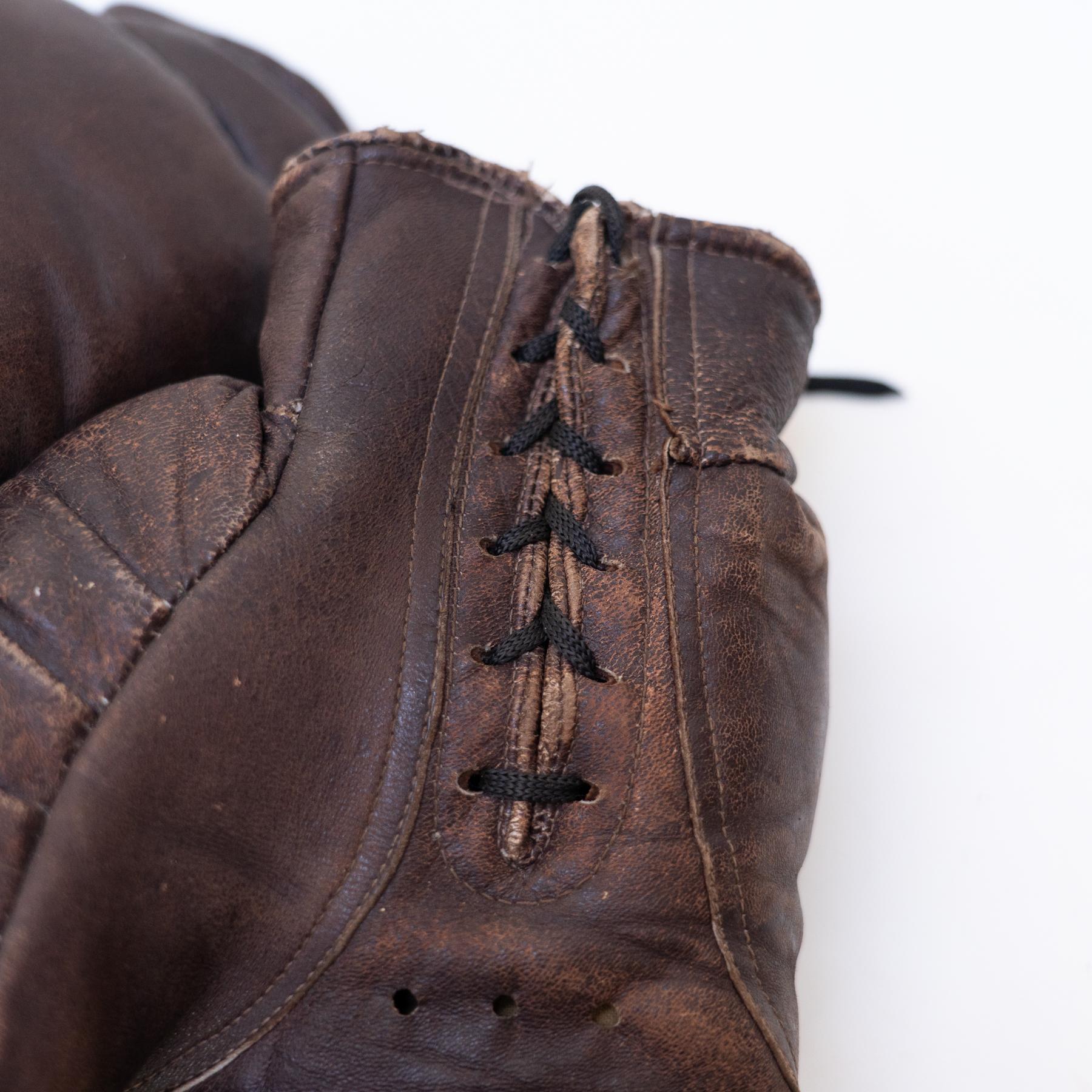 Vintage Leather Boxing Gloves , circa 1960 For Sale at 1stDibs