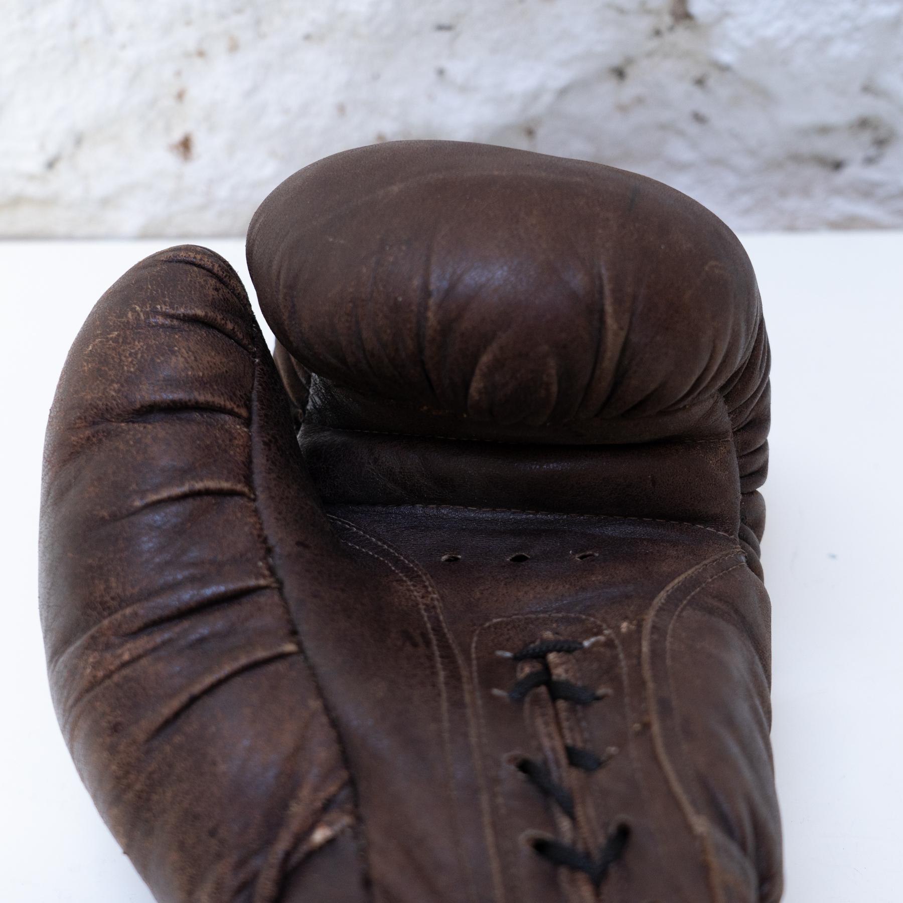 Vintage Leather Boxing Gloves , circa 1960 For Sale at 1stDibs