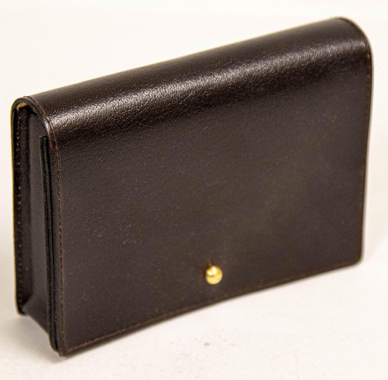 Vintage Leather Bridge, Poker Playing Card Game Case with 2 Card Decks ...