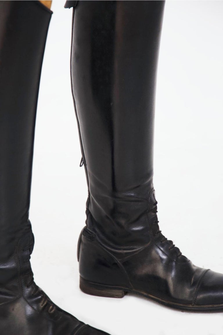 Vintage Leather Riding Boots For Sale at 1stDibs