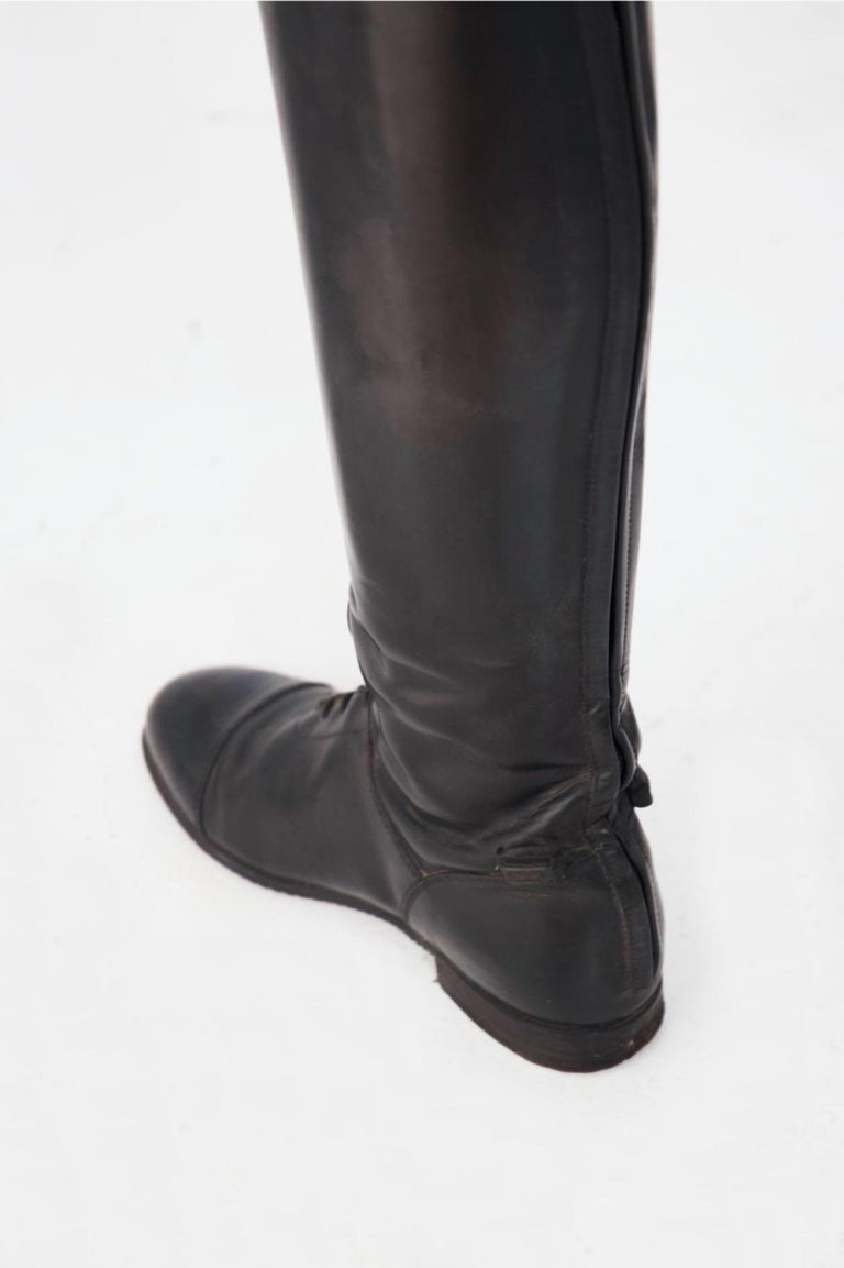 Vintage Leather Riding Boots For Sale at 1stDibs