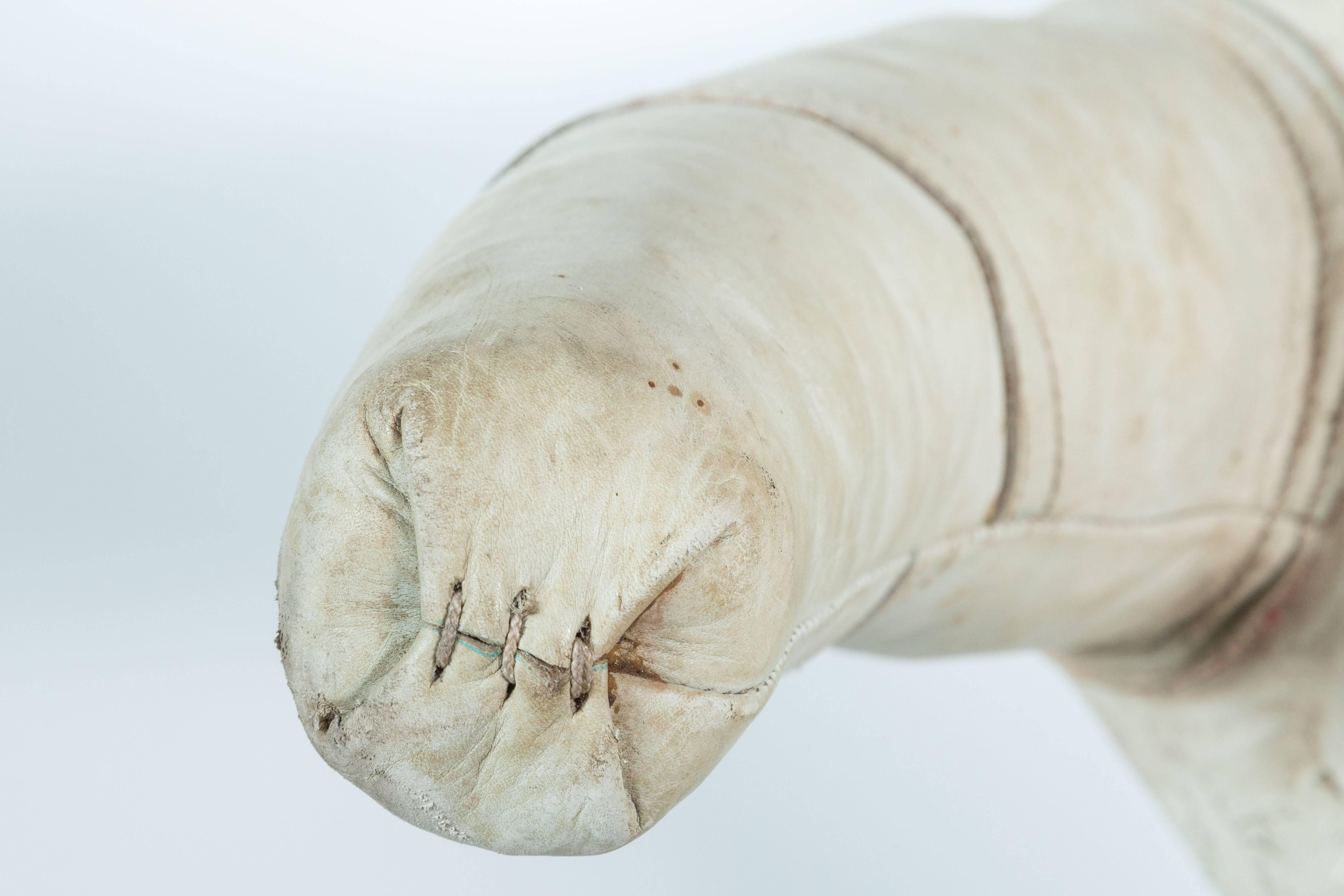 Vintage Leather Viking Gym Wrestling Dummy at 1stDibs | wrestling dummy ...