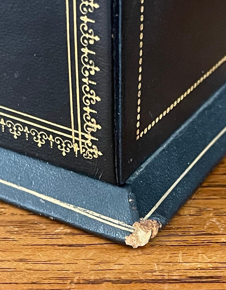 Vintage Leather Wrapped Desktop Letter Organizer by C.P. Leathercraft ...