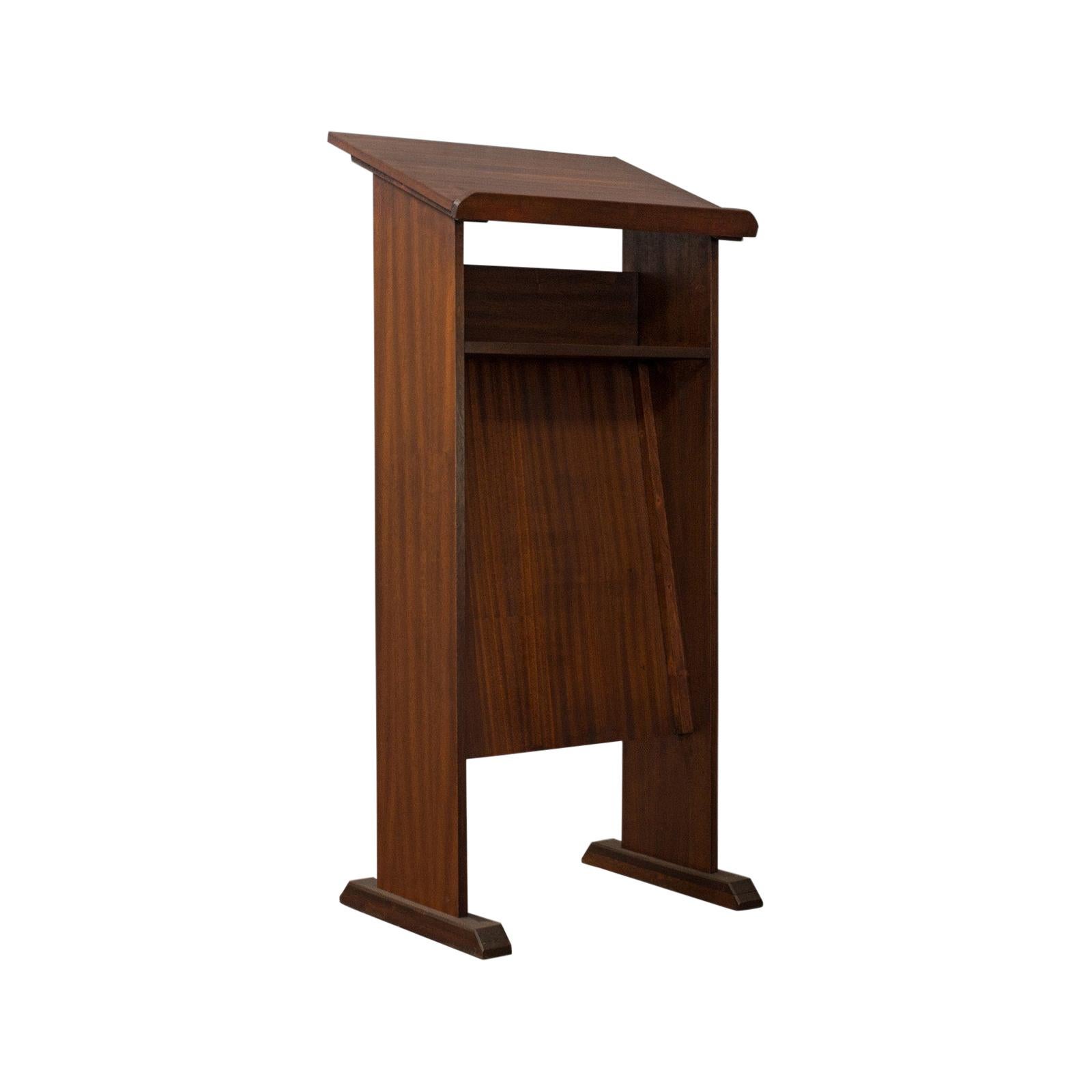 Vintage Lectern, English, Mahogany, Oratory, Music, Stand, circa 1970 ...